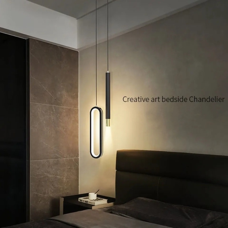 Nordic Chandelier Ceiling Light Drop Lamp Bar Lights for Living Room ...
