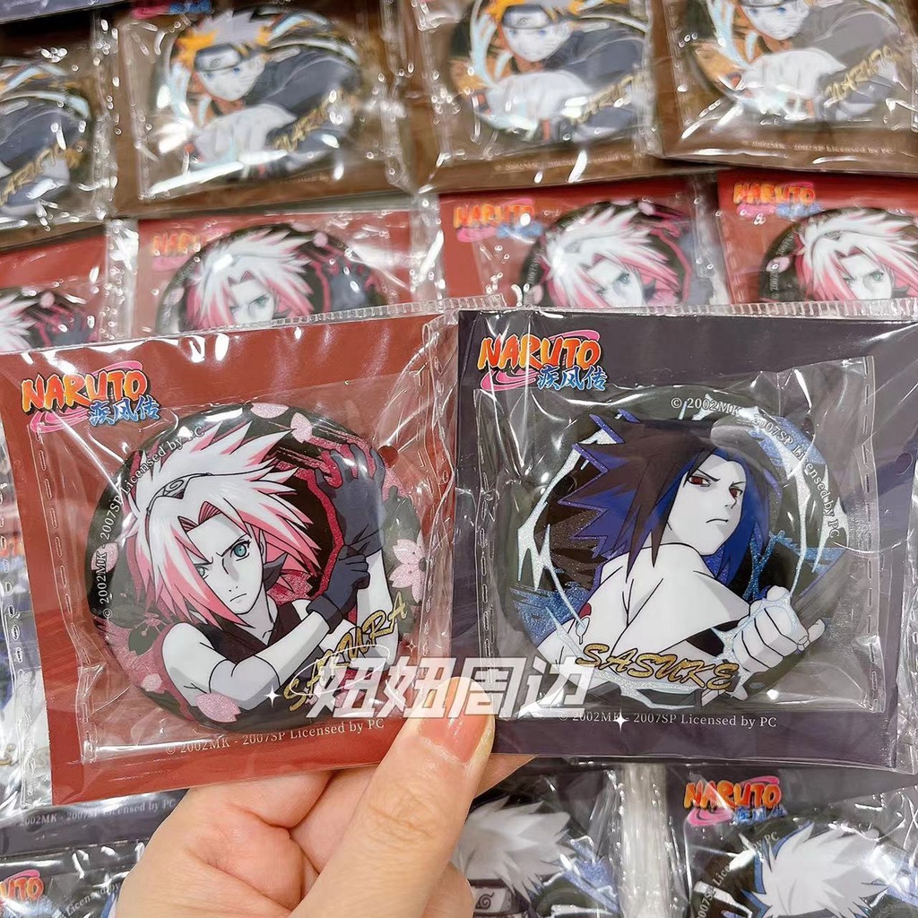 [Ready Stock] Naruto 20th Anniversary Double Flash Badge Tinplate Bar ...