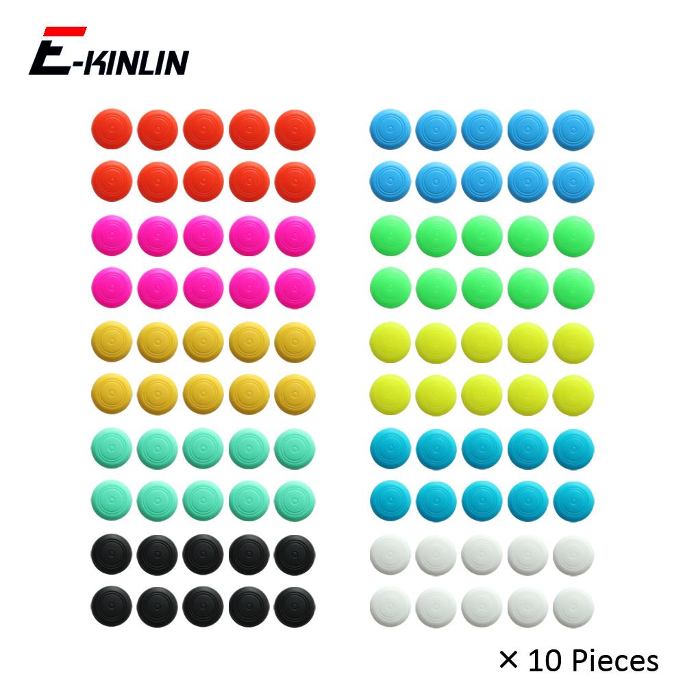 10 Pieces Gamepad Joystick Cover Case Thumbstick Cap Controller Thumb ...