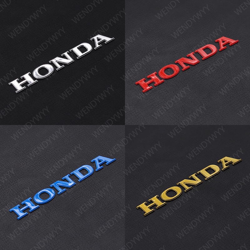 2pcs 1set Honda 3D Emblem 10x1.2cm left right Logos Stickers For Honda ...