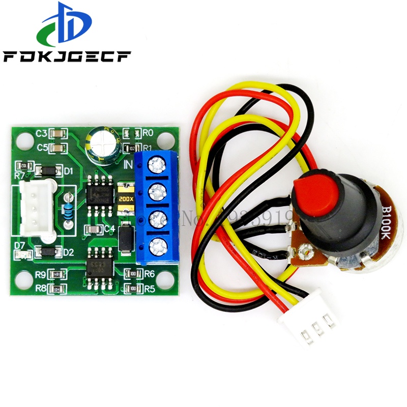 PWM Motor Speed Controller Automatic DC Motor Regulator Control Module Low Voltage DC 1.8V to ...