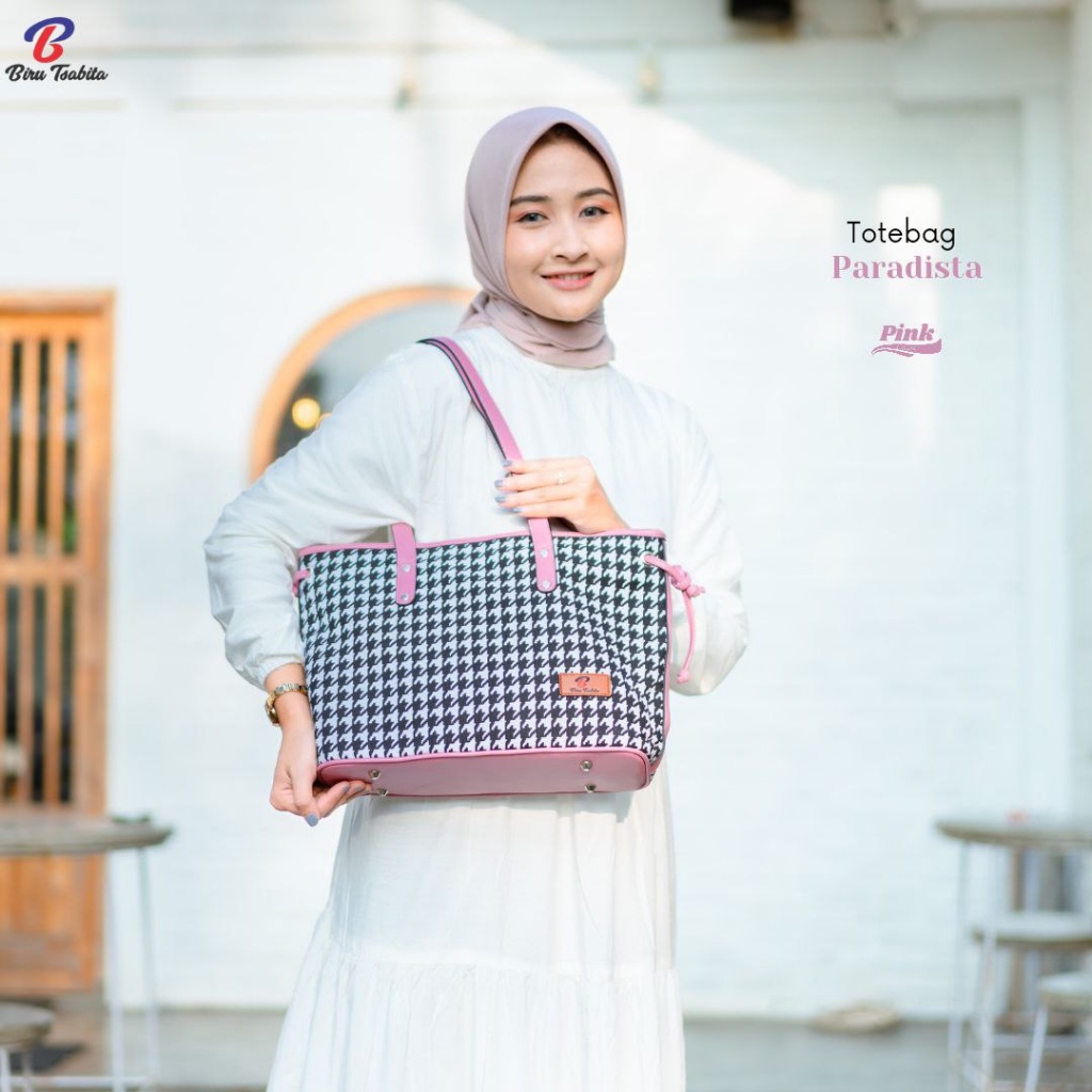 Tokoqila PARADISTA TOTEBAG By Biru Taabita tote bag laptop College Large Women Waterproof ...