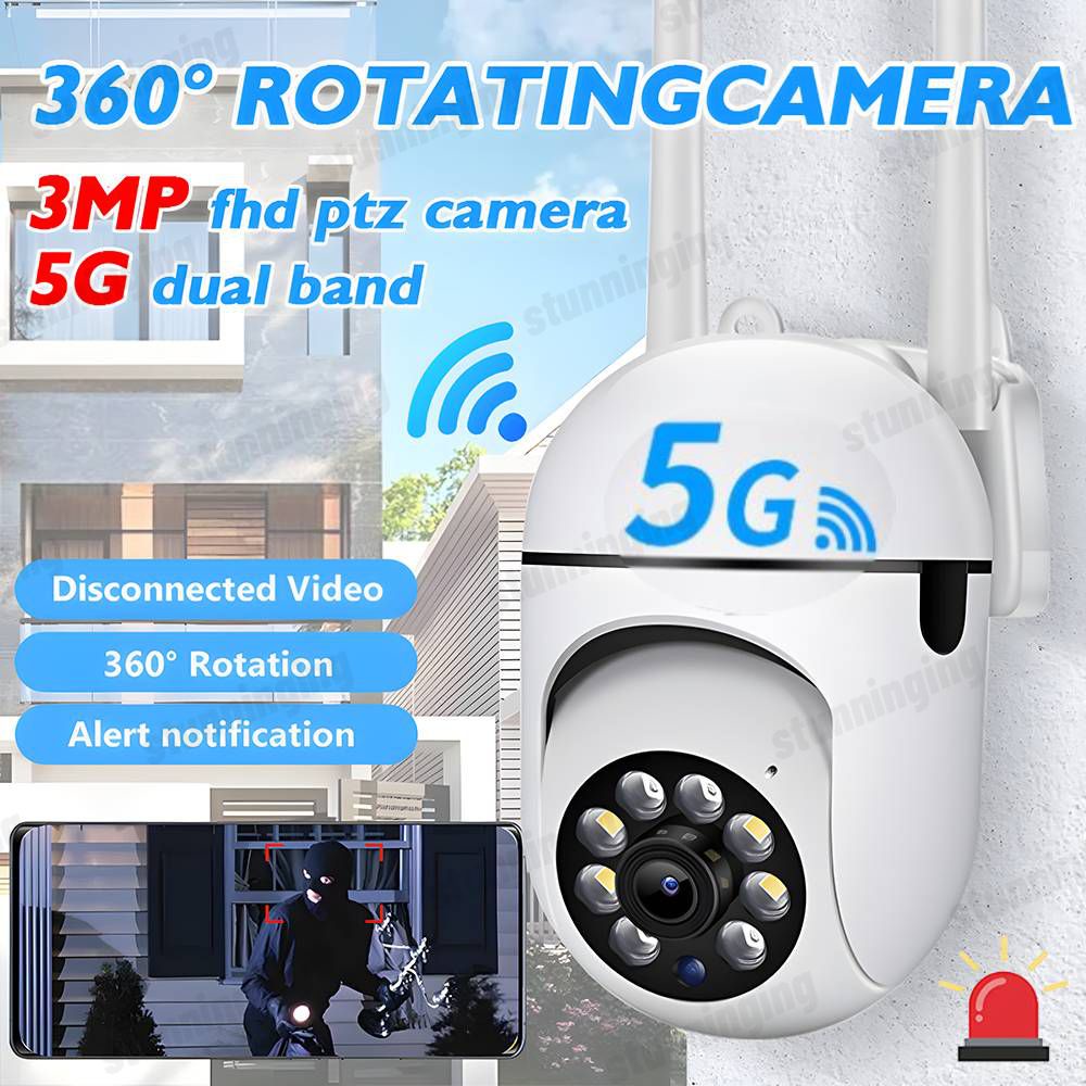 Ycc365 Plus Dome Outdoor Wifi Camera Ptz Full Ip Camera 3mp 5g Wifi ...