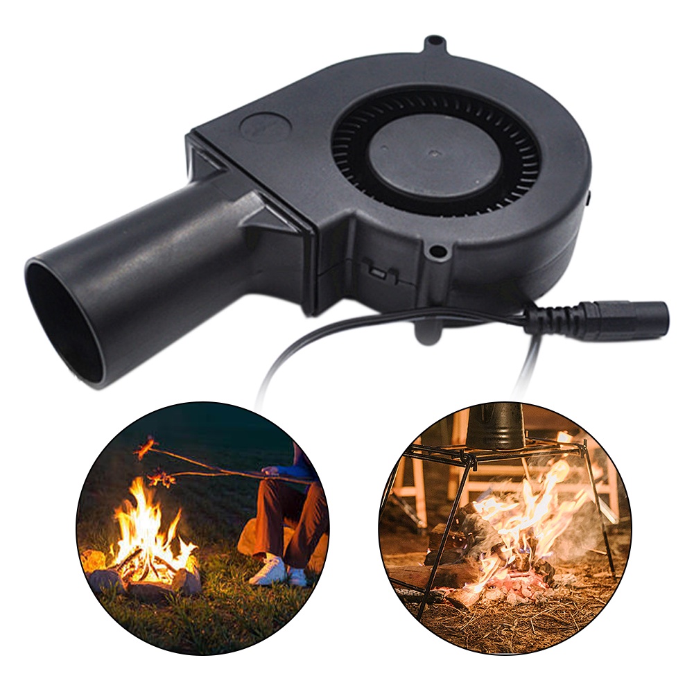Combustion air blower Powered Outdoor Cooking BBQ Fan Charcoal Blower ...