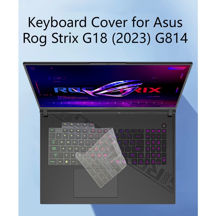 Keyboard Cover for Asus Rog Strix G18 (2023) G814 Anti-dust Waterproof ...