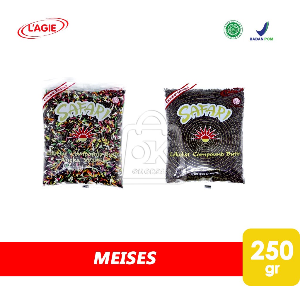 Meses Chocolate Safari Meises Chocolate Grains (100Gr) | Shopee Philippines