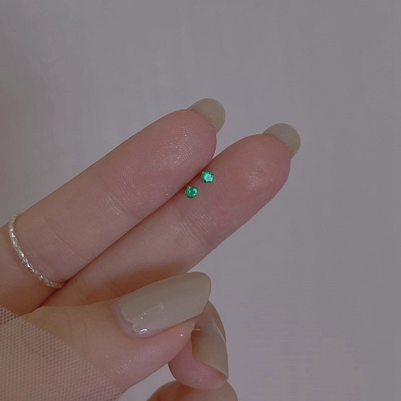 2Pcs S925 Sterling Silver Ear Bone Nails Earrings Buckle Earrings Screw ...