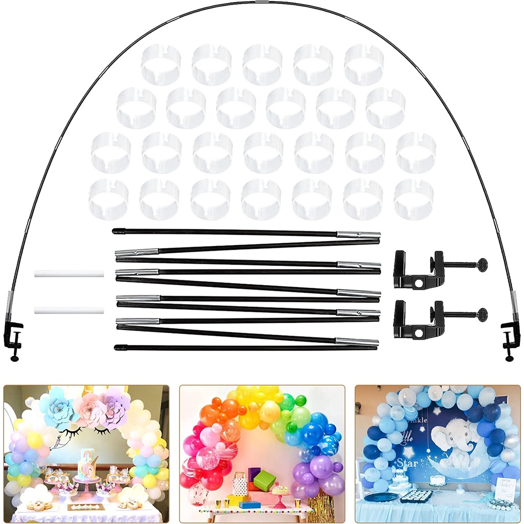 12ft Table Balloon Arch Holder Kit, Balloon Stand Frame for Different ...