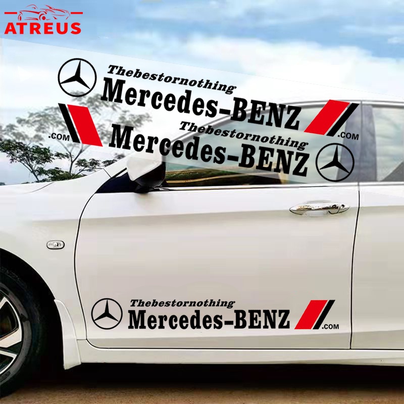 Car Stickers Auto Door Side Body Decor Decals Anti-scratch Cover ...