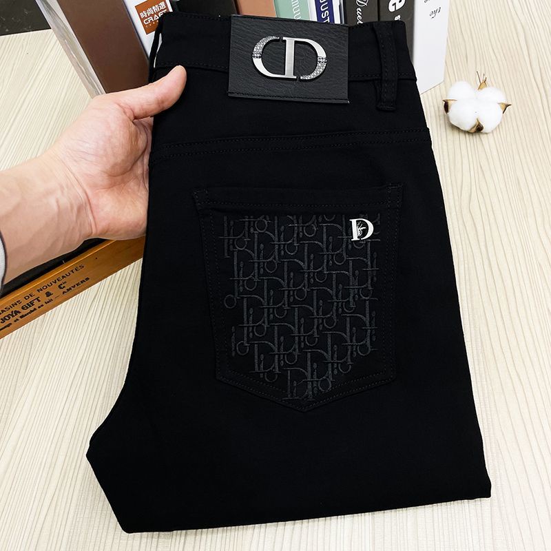 High-End Spring Summer New Style Jeans Exquisite Embroidered Black ...