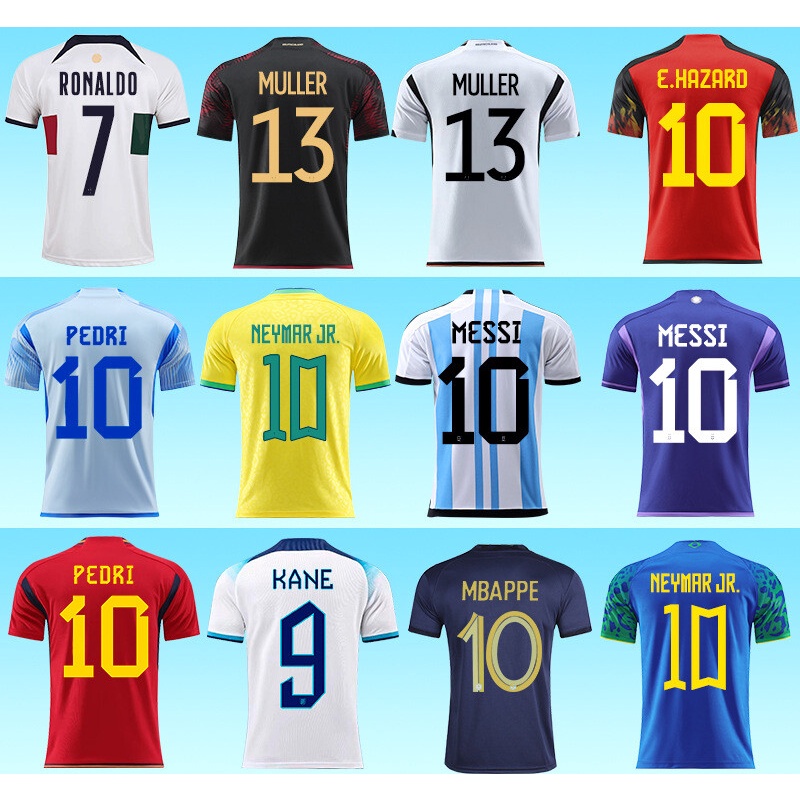 Soccer Uniform for Men and Women Argentine Messi Cristiano Ronaldo 7 ...