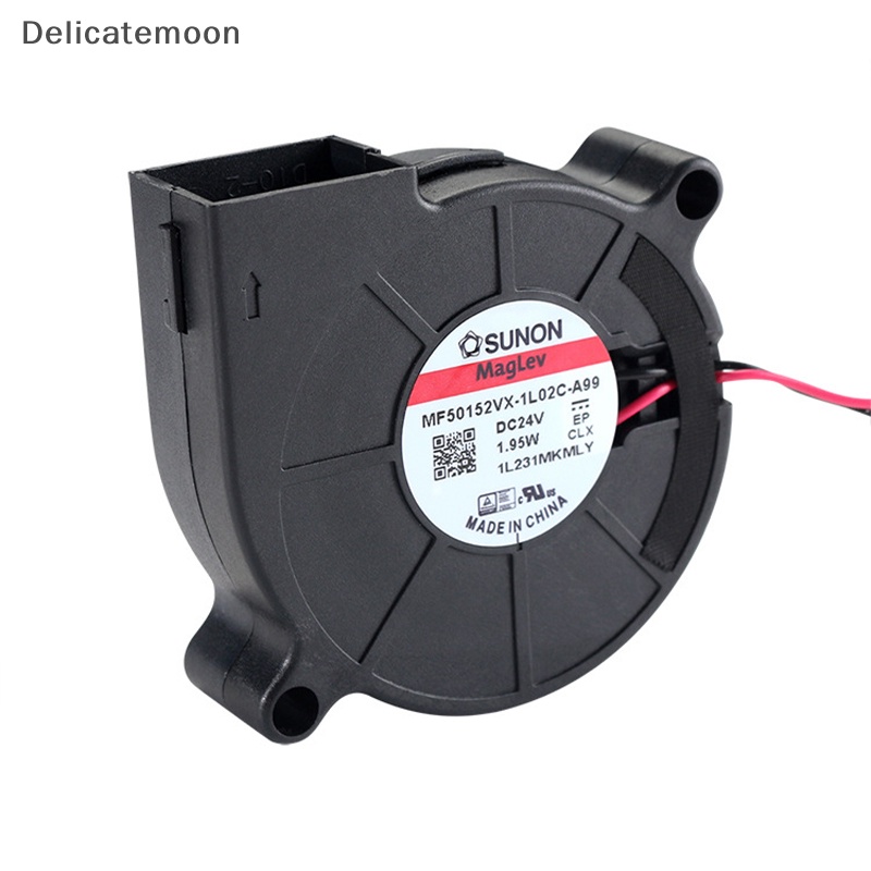 Delicatemoon Sunon 3D Printer Blower Fan 5015 24V 0.41A Double Bearing ...