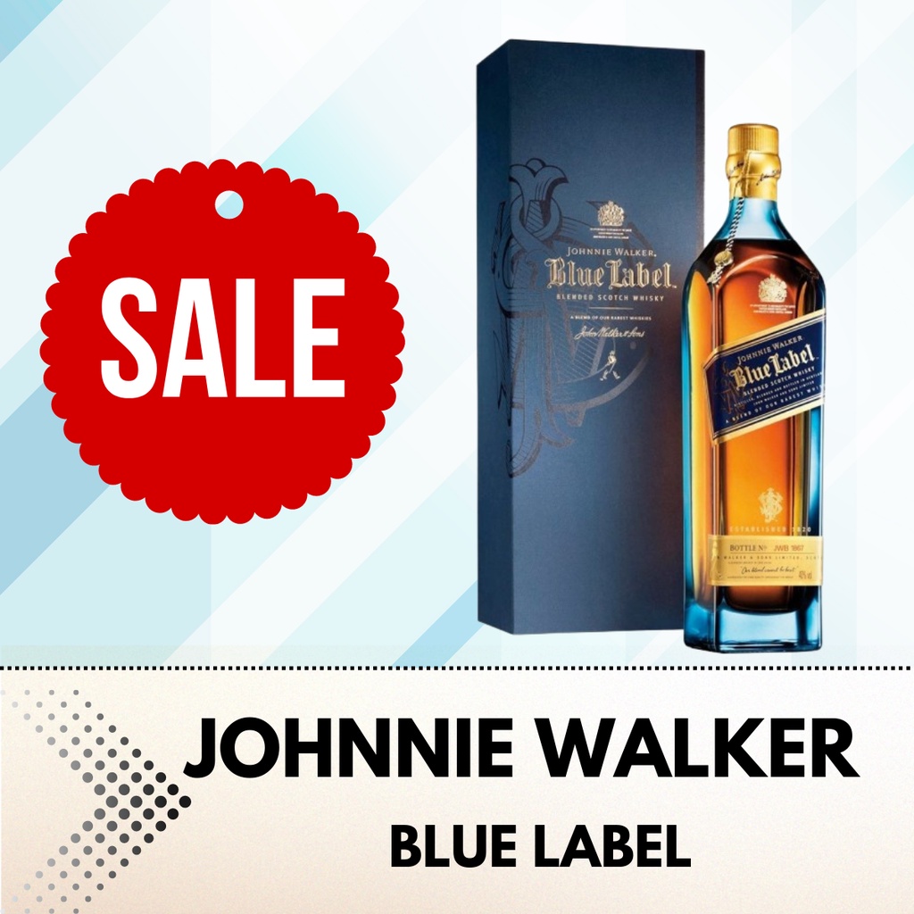 Johnnie Walker Blue Label Whisky 750mL - PRICE OFF! | Shopee Philippines
