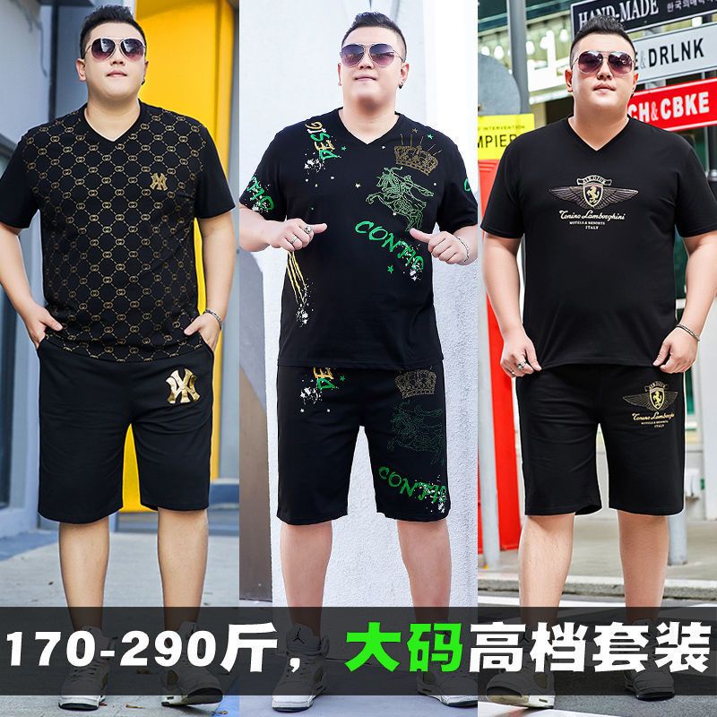 Fat Boy Trendy Men's Clothing Plus Fat Plus Size Loose Casual Suit ...