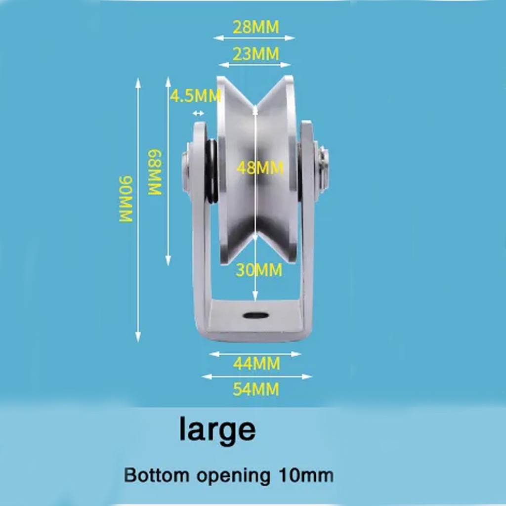 304 Stainless Steel Sliding Gate Roller Wheel Heavy Duty Gate Bearing ...