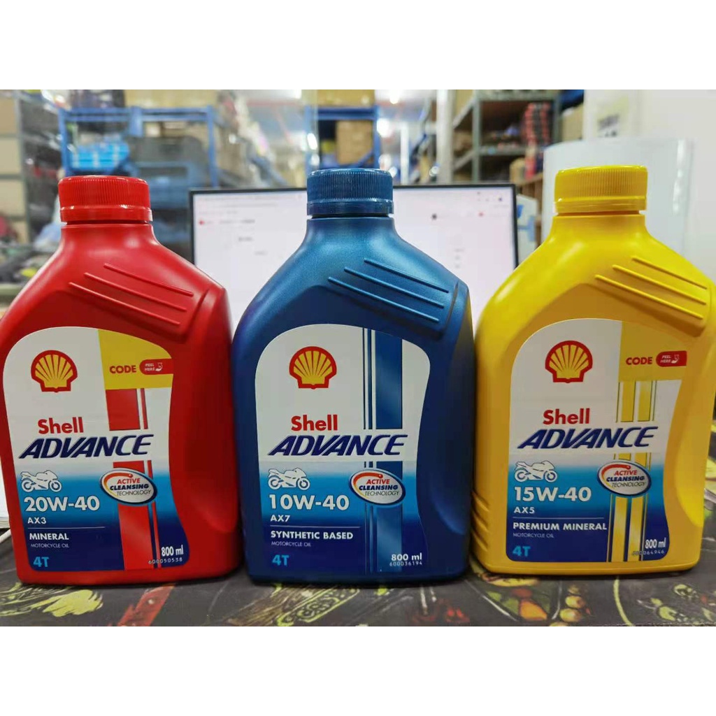 Wholesale Shell advance ax3red/ax5yellow/ax7blue Motorcycle oil 1LT ...