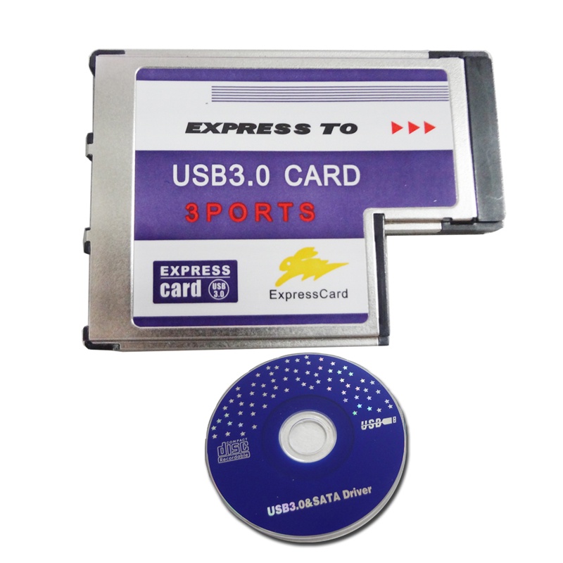 3Port Hidden Inside USB3.0 to Expresscard Express Card 54 54mm ...
