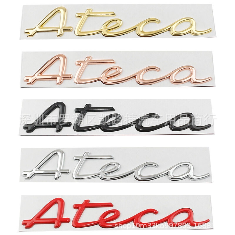 For New SEAT Ateca logo 2020 year Lowercase cursive letter emblem Rear ...