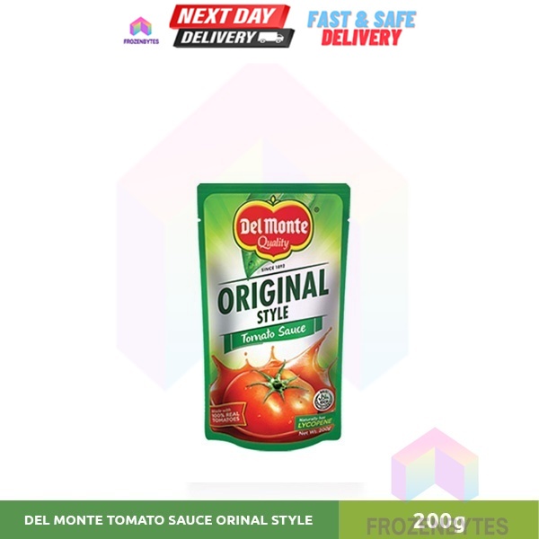 Del Monte Tomato Sauce Original Style Pouch 200g | Shopee Philippines