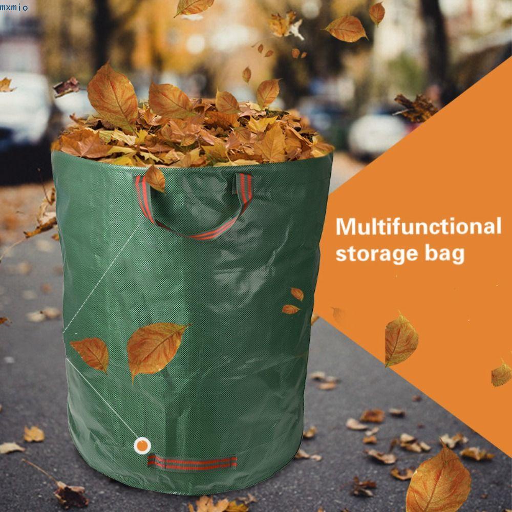 MXMIO Leaves Bag Waterproof Heavy Duty Foldable Trash Can Cleaning ...