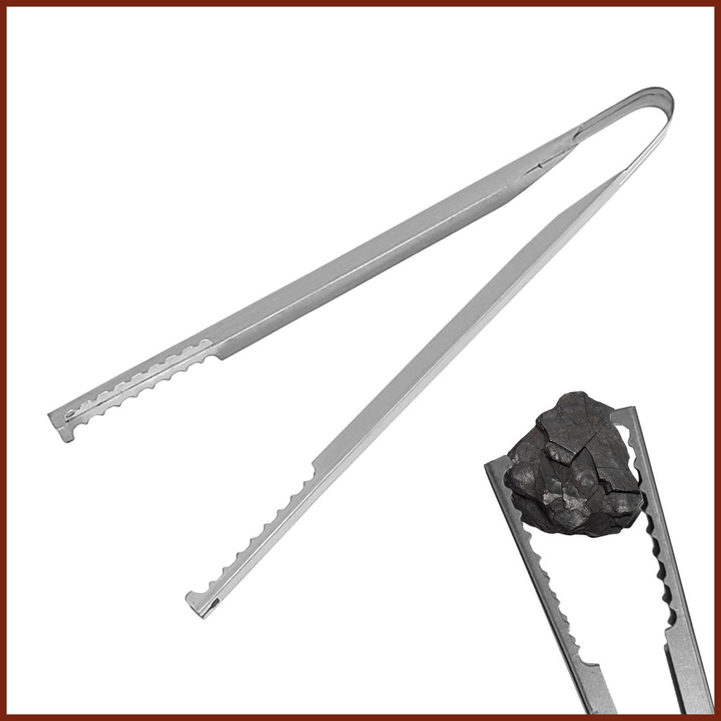 BBQ Tongs Stainless Steel Pliers for Carbon Fire Portable and Long ...