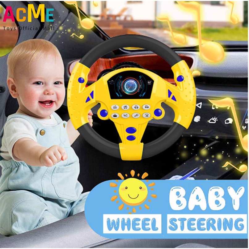 ACME Baby Educational Copilot Steering Wheel | Shopee Philippines