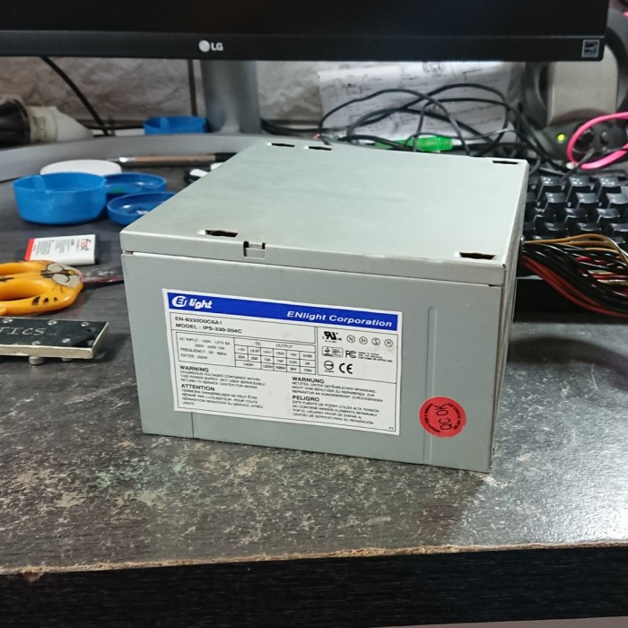 Psu Enlight 330W 12V Branded X FSP Corsair Asus MSI EVGA Thermaltake ...