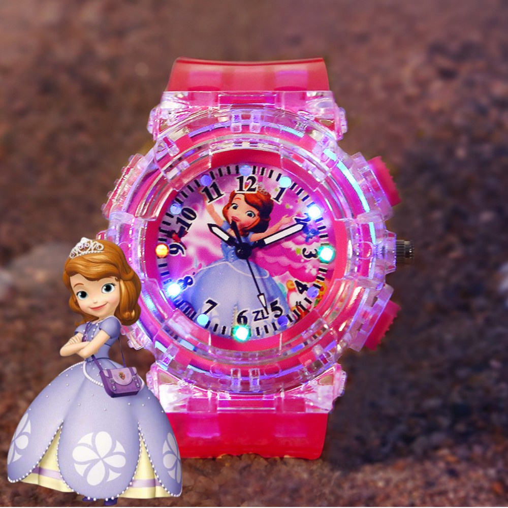 Cartoon Princess Sophia Unicorn Watch for Girls Kids My Little Pony LED ...