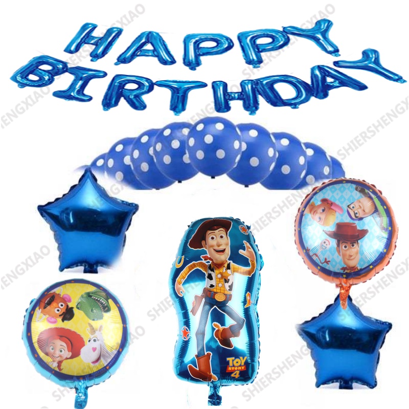 A set Buzz Lightyear Toy Story Birthday Party Decoration Balloon ...