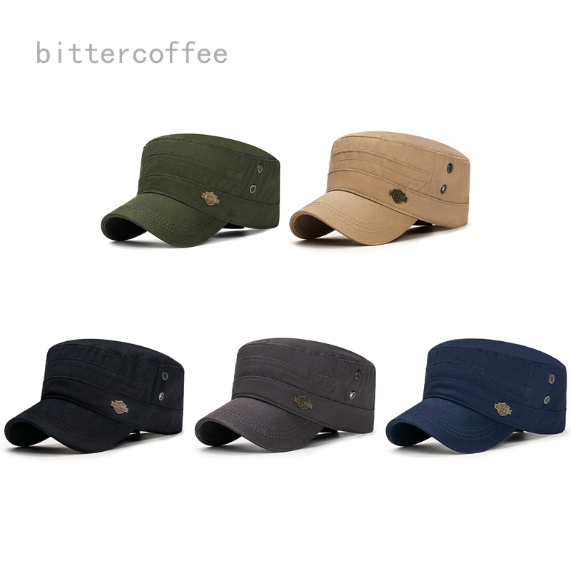 BC Men Fashion Korean Flat Top Hats Cotton Snapback Cap Vintage Washed ...