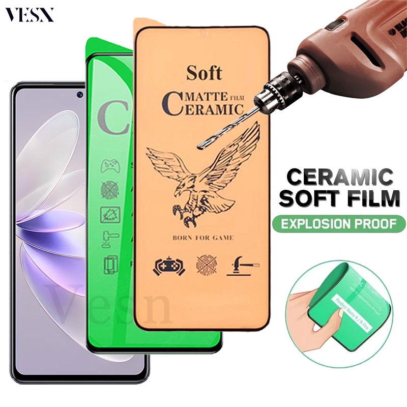 Matte Clear Ceramic Glass Screen Protector Film For VIVO V30 Lite V29E ...