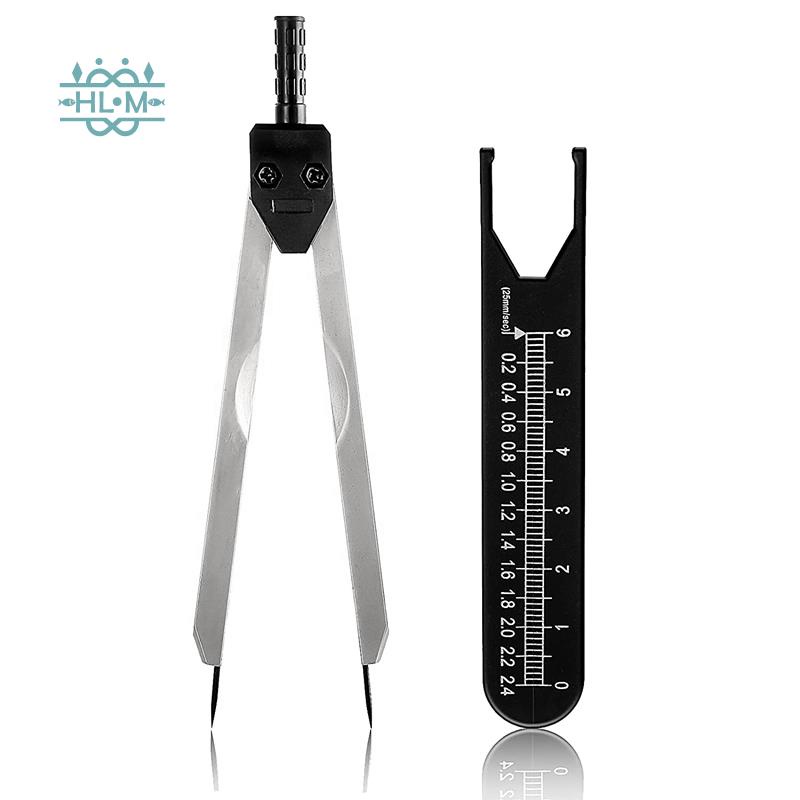 EKG Calipers Metal EKG Calipers with Ruler Black Caliper Divider for ...