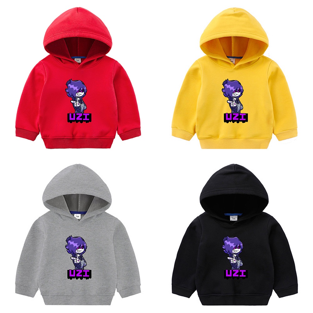Mingyuan Murder Drones Uzi Doorman Pin Children's Hoodie Kids Simple ...