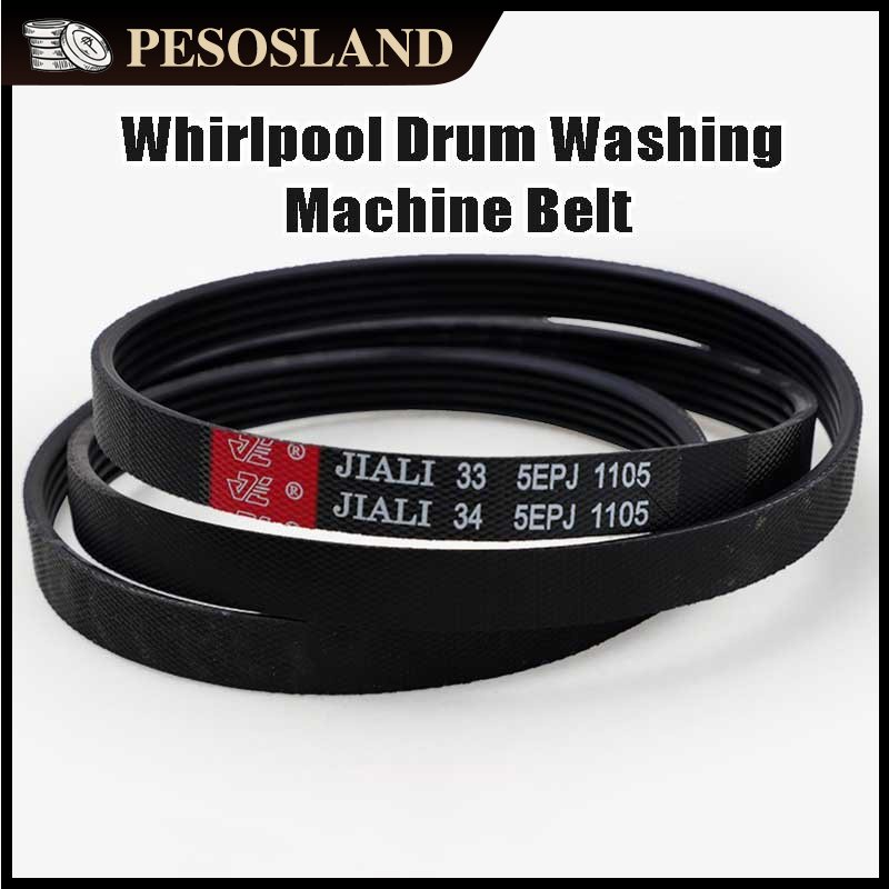 Whirlpool Drum Washing Machine Belt 4EPJ1105 5EPJ1105 6EPJ1105 Drive ...