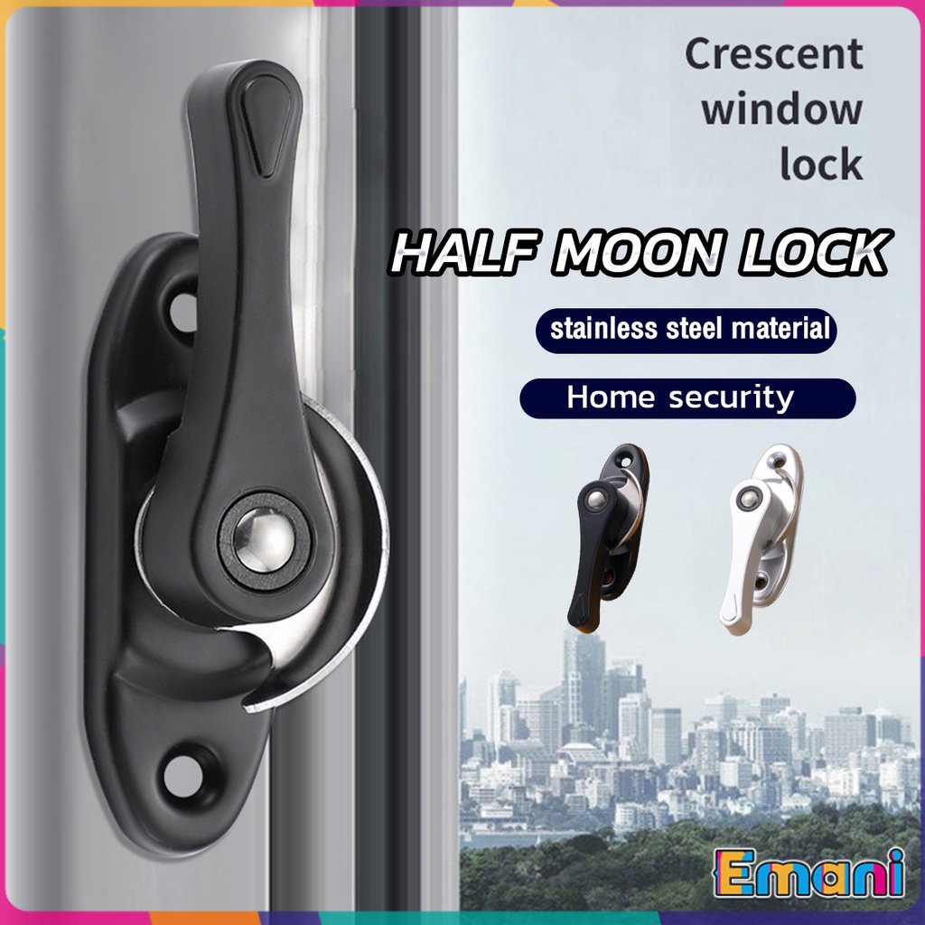 Em Centerlock Half Moon Lock Crescent Lock Sash Lock for Sliding Window ...