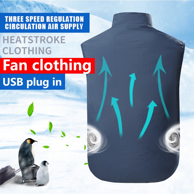 Best Outdoor Camping Summer Fashion Fan Jacket Sunscreen Breathable ...