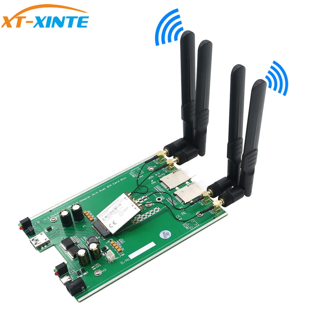 XT-XINTE USB 3.0 to M.2 Key-B Wireless Module Adapter Card Support 5G ...