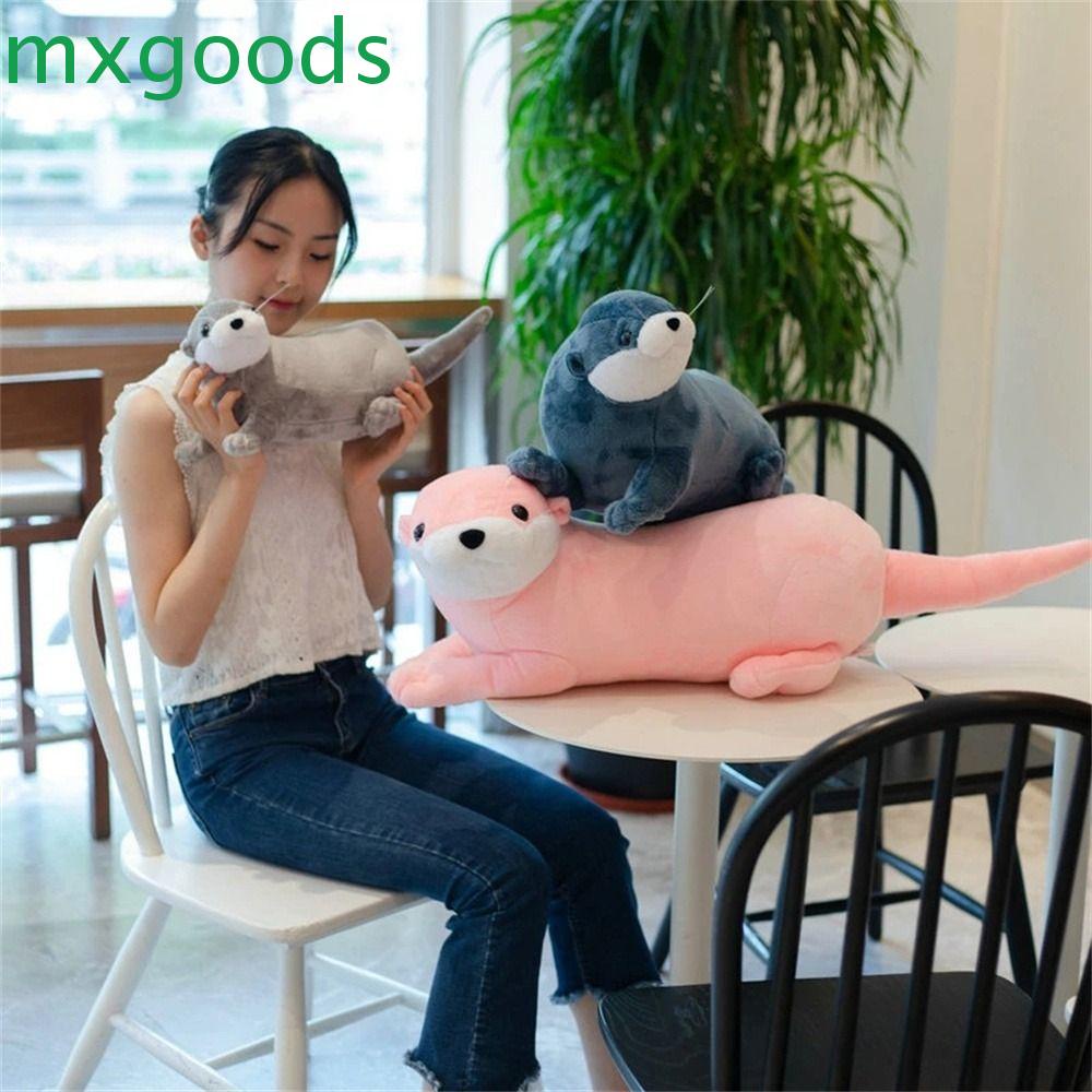 MXGOODS Otter Plush Toy Birthday Gift Christmas Otter Stuffed Doll Lifelike 40cm 60cm Lovely ...