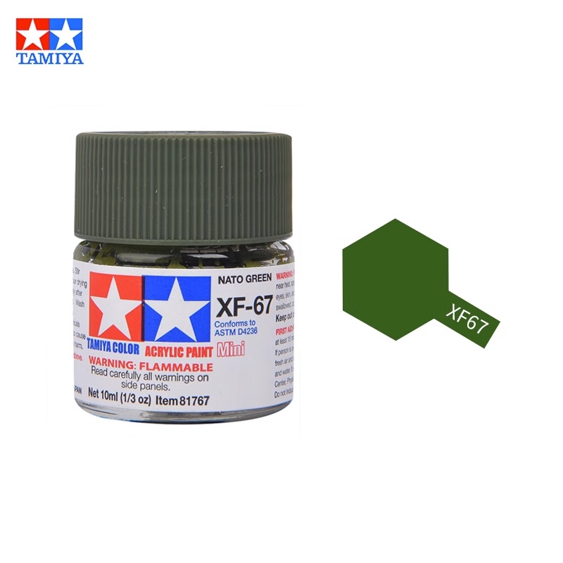10ml Tamiya XF1-50 Gundam Model Paint Acrylic Paint Flat Colors Water ...
