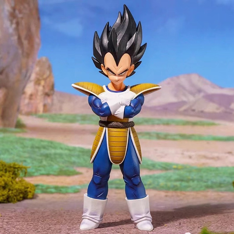 24cm Anime Dragon Ball Z Action Figures Super Saiyan Vegeta Figurine ...