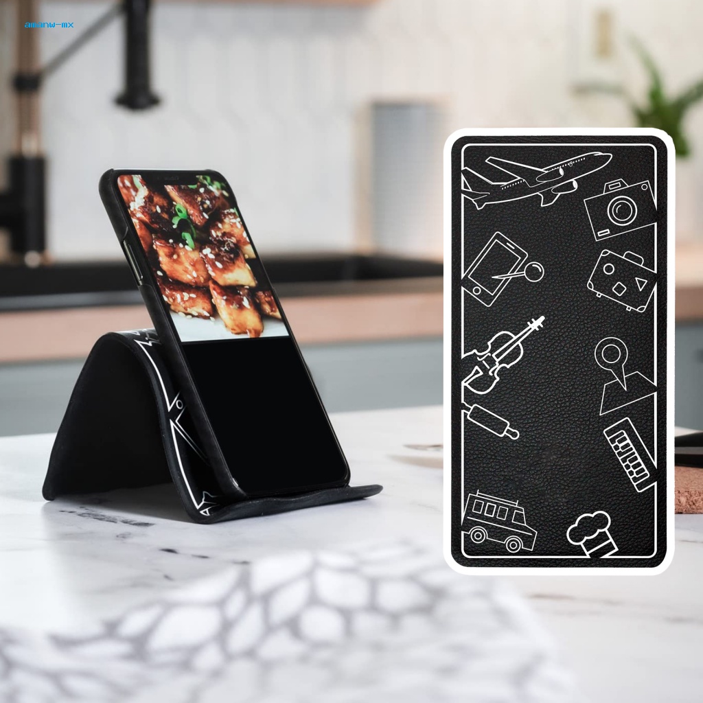 AM* Flex Flap Mobile Phone Holder Hands-free Universal Stand for Travel ...