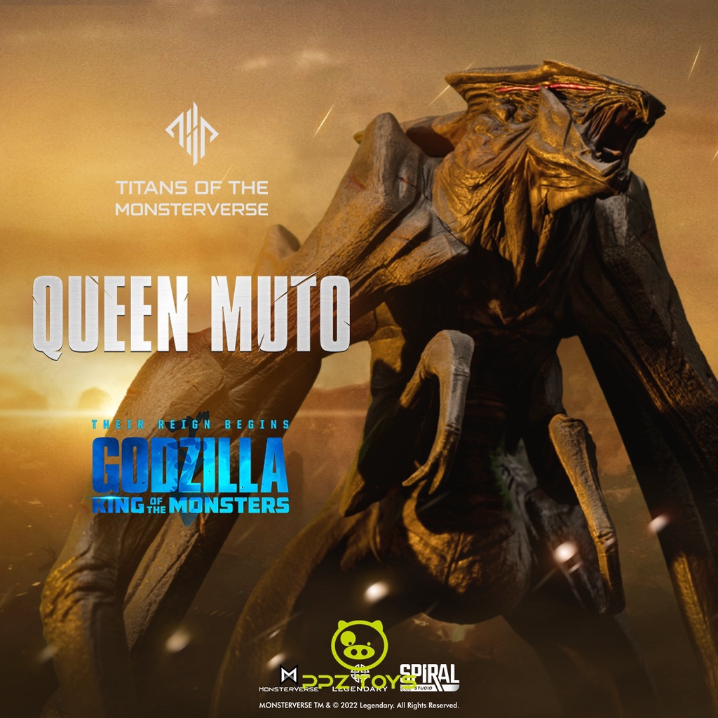 Spiral Studio Godzilla King of Monsters Titan Beast Statue Queen Muto ...