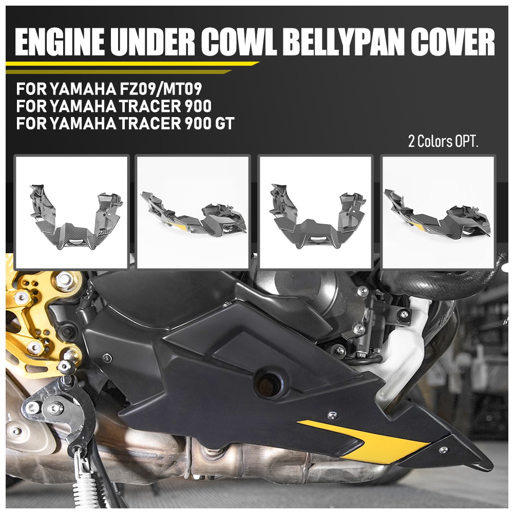 LJBKOALL Belly Pan For YAMAHA MT09 FZ09 MT-09 Tracer 900 GT Bellypan ...