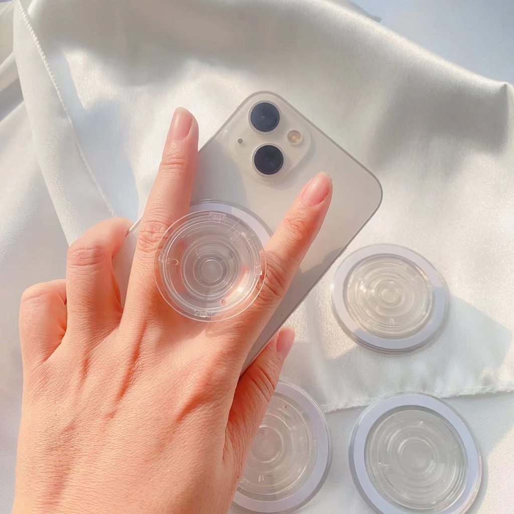 Magnetic Airbag Phone Holder Bracket Metal Popsocket with Stretchable ...