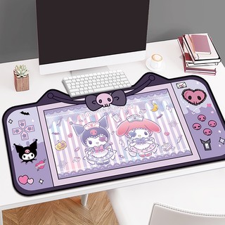 Kuromi Theme Cartoon Mouse Pad Cute Girl Office Keyboard Computer Large ...