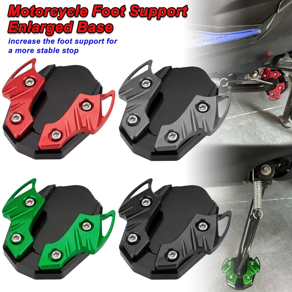 Universal Cnc Modified Side Stand Shoes Flat Foot Extension Kickstand