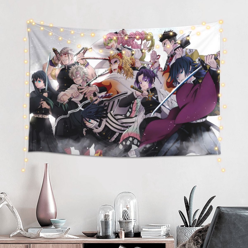 Demon Slayer Tapestry Wall Hanging kimetsu no yaiba Wall Decoration ...