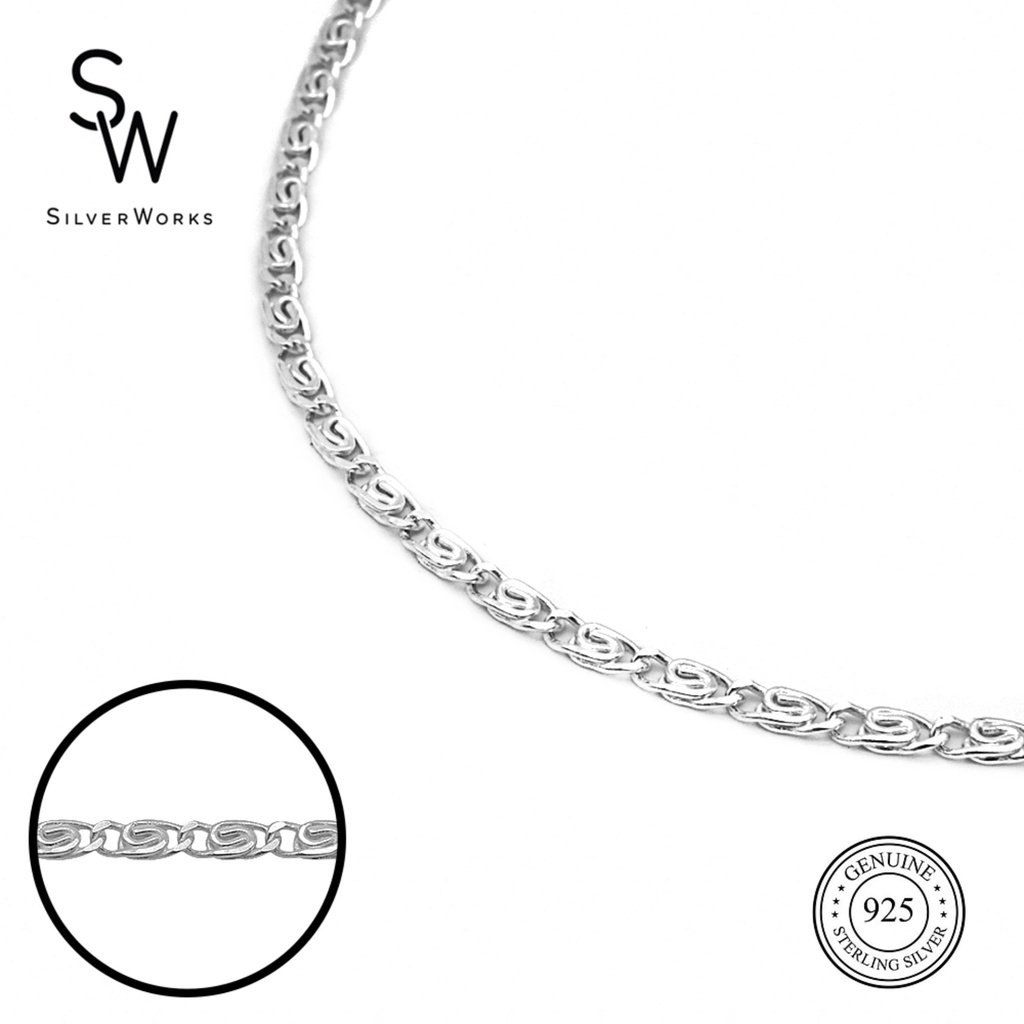 Silverworks Tigers Eye Chain Necklace 16" | Shopee Philippines