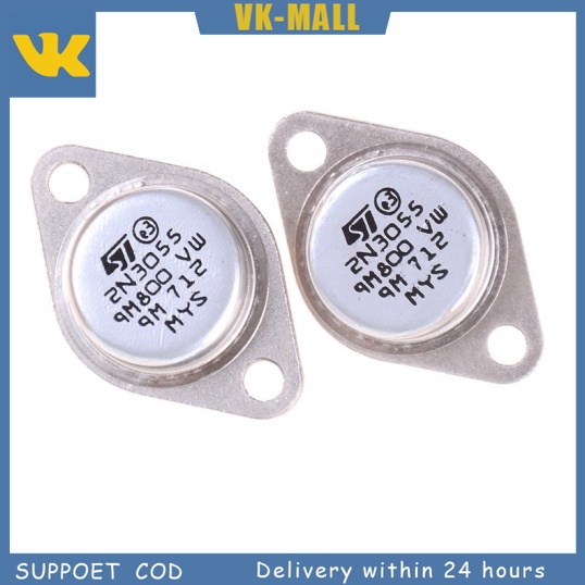 10Pcs MJ2955/2N3055 High Power Transistor 15A 100v NPN AF Amp Audio ...