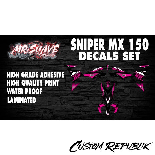 Sniper 150 MX GP Series Decals Set | Shopee Philippines